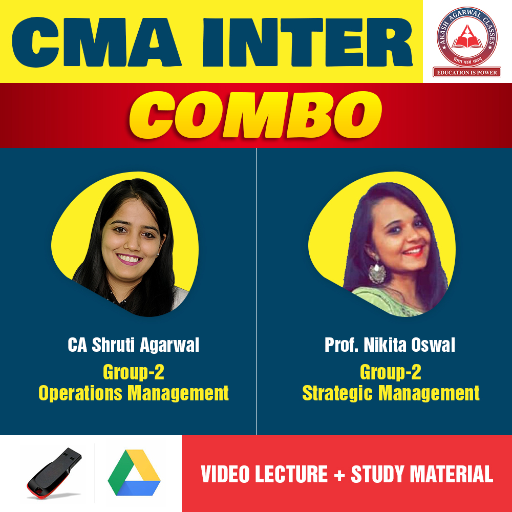 Akash Agarwal Classes. CMA Inter Combo - Group 2 - OM & SM Akash Agarwal Classes. CMA Inter Combo - Group 2 - OM & SM
